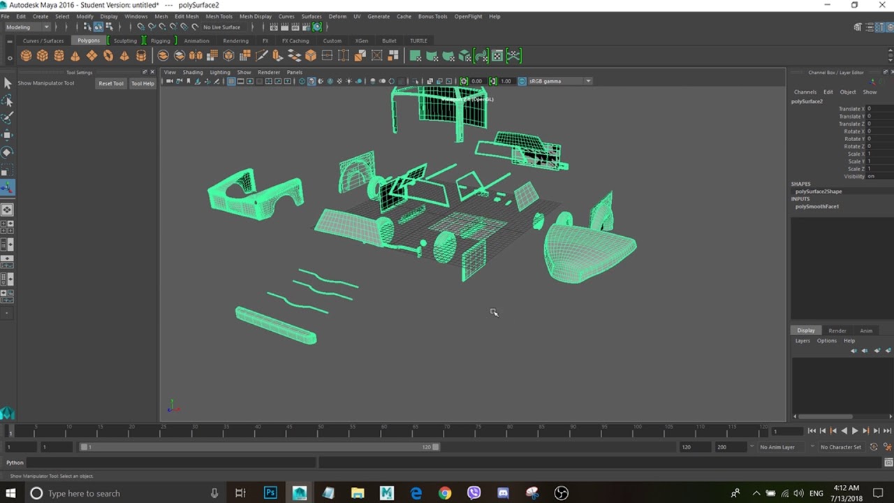 How to explode and bake the normal textures in Substance Painter - YouTube