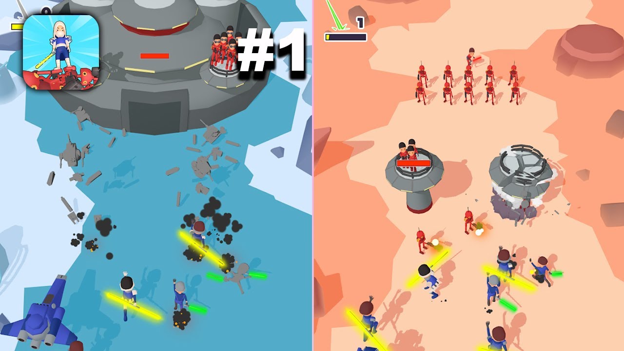 Space Army: Universe Clash New Release - Hyper Hybrid Casual - Gameplay ...