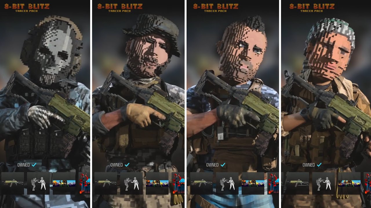 TRACER PACK: 8-BIT BLITZ BUNDLE IN MODERN WARFARE 3! - YouTube