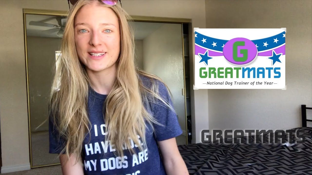 Sara Carson on Greatmats National Dog Trainer of the Year Award - YouTube