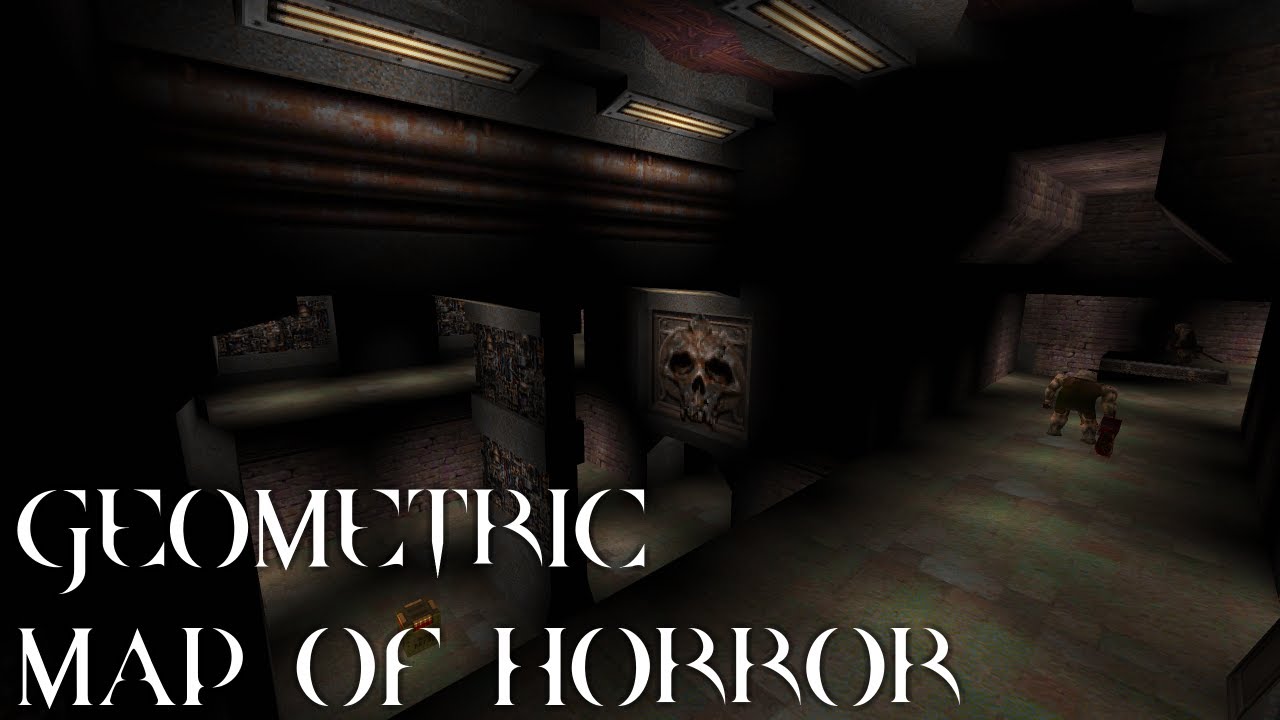 [Quake] Geometric Map of Horror (Blind Playthrough, Nightmare ...