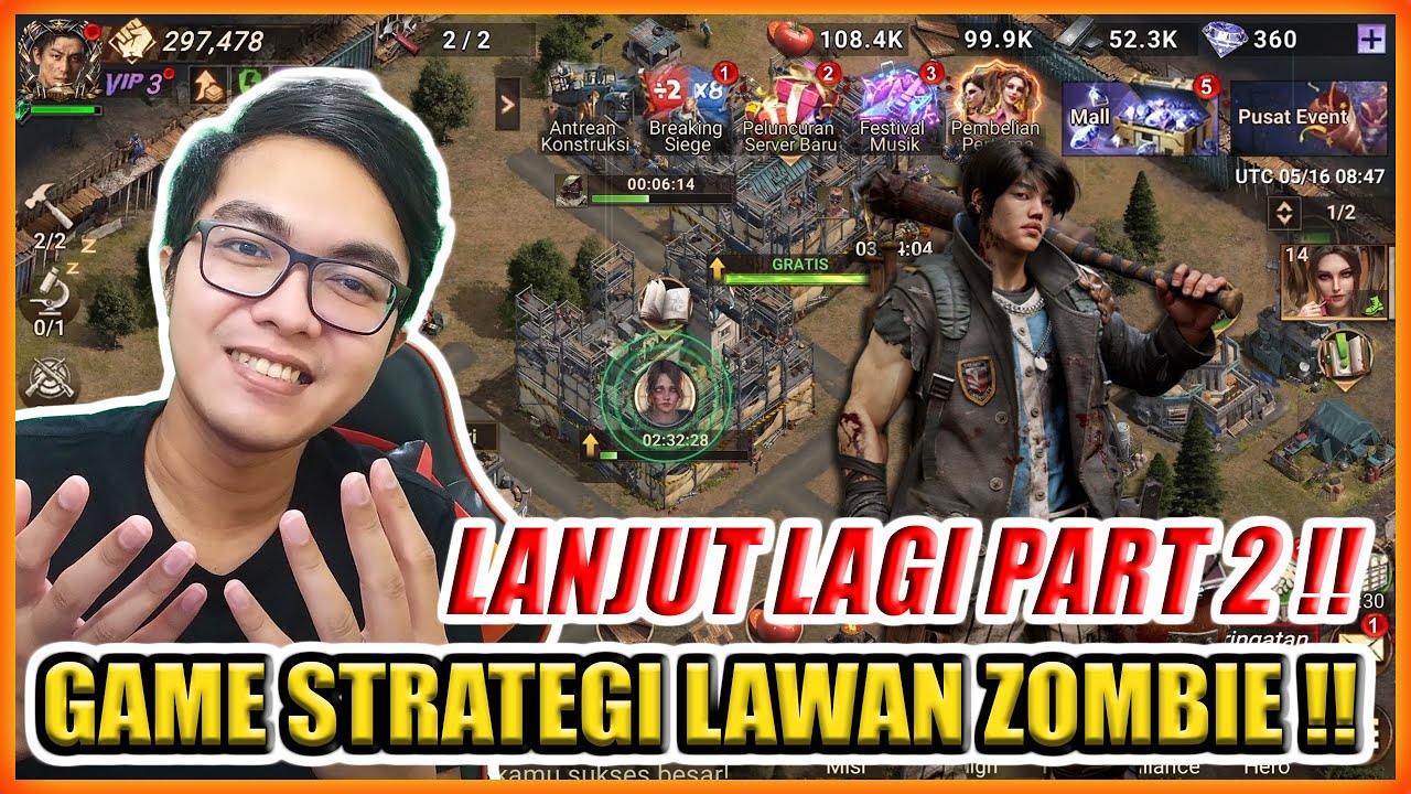 LANJUT MAIN GAME STRATEGI LAWAN ZOMBIE PART 2 !! DOOMSDAY LAST ...