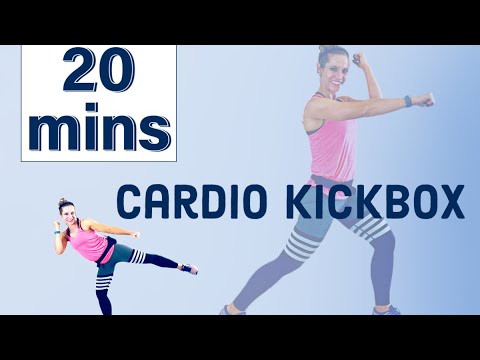 20 mins Cardio Kickboxing Workout Follow Along Fitness ( to the beat 🎶 ...
