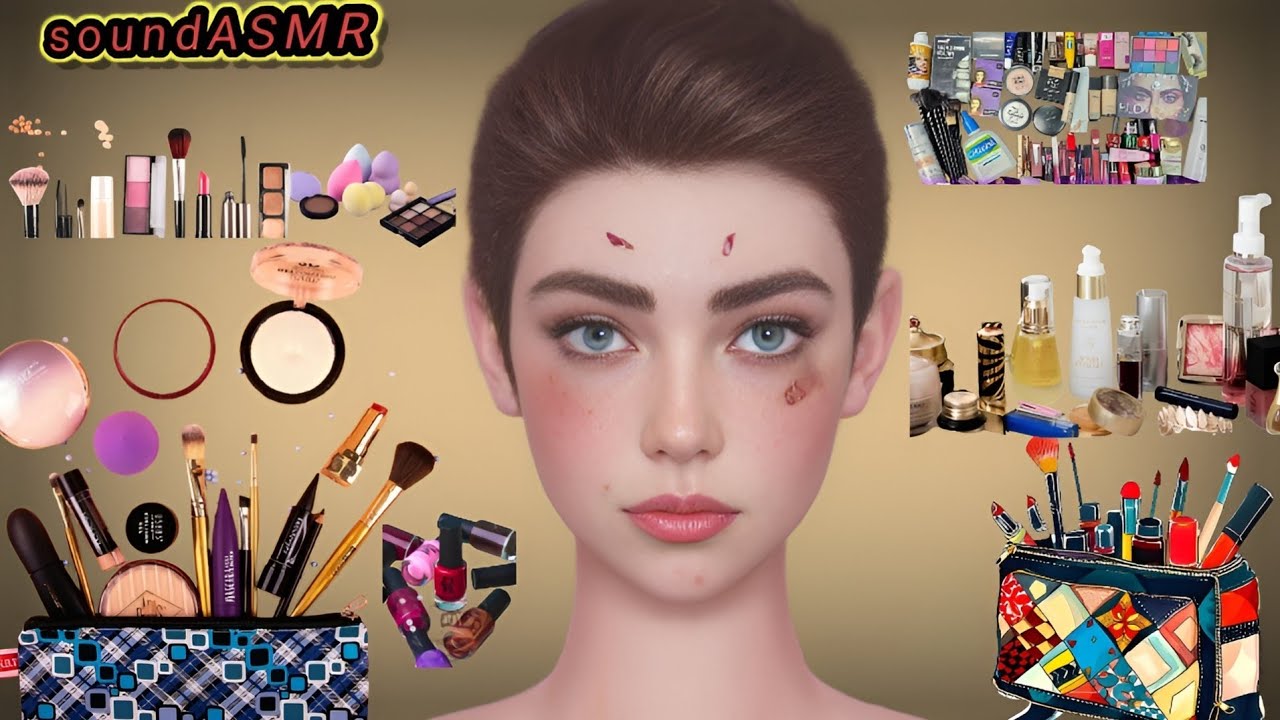"Injury Healing Makeup Roleplay 🩹 | Pure Sound ASMR" - YouTube