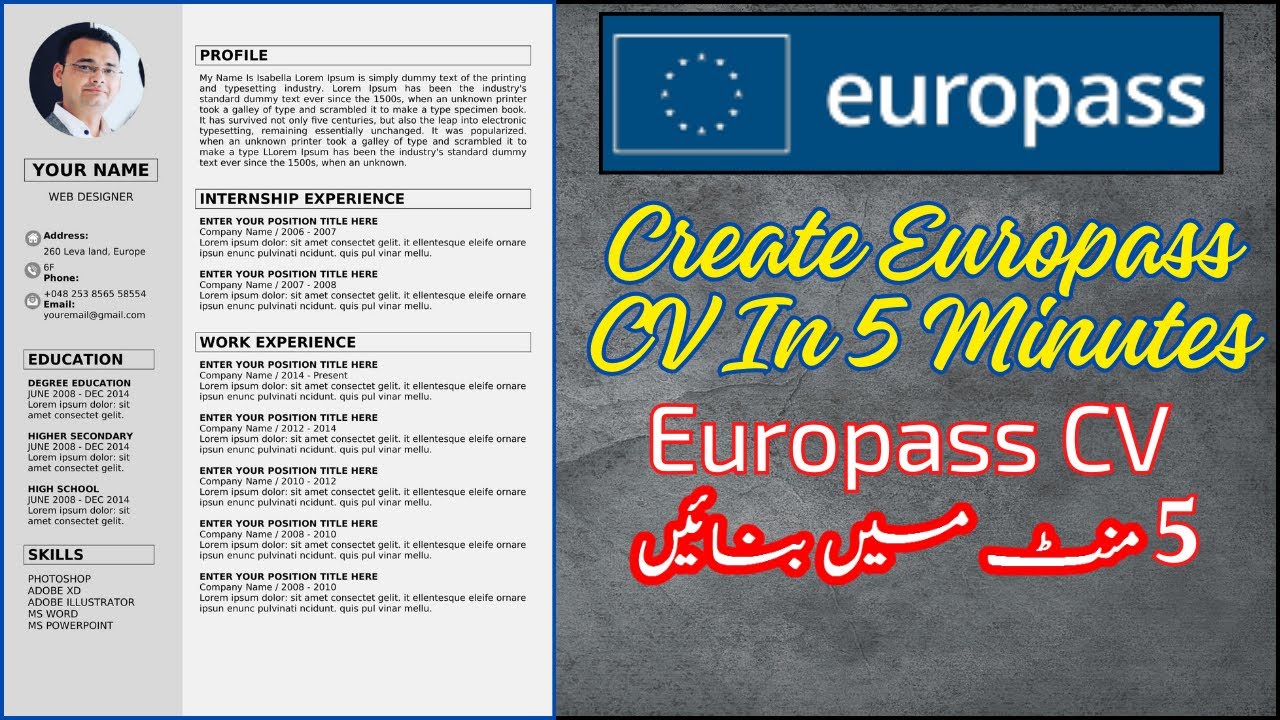 european cv format | europass cv format | europass cv kaise banaye ...