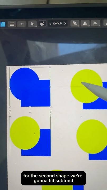 How to Combine Shapes Like a Pro | Affinity Designer Boolean Tool #affinitydesigner2 #art # ...