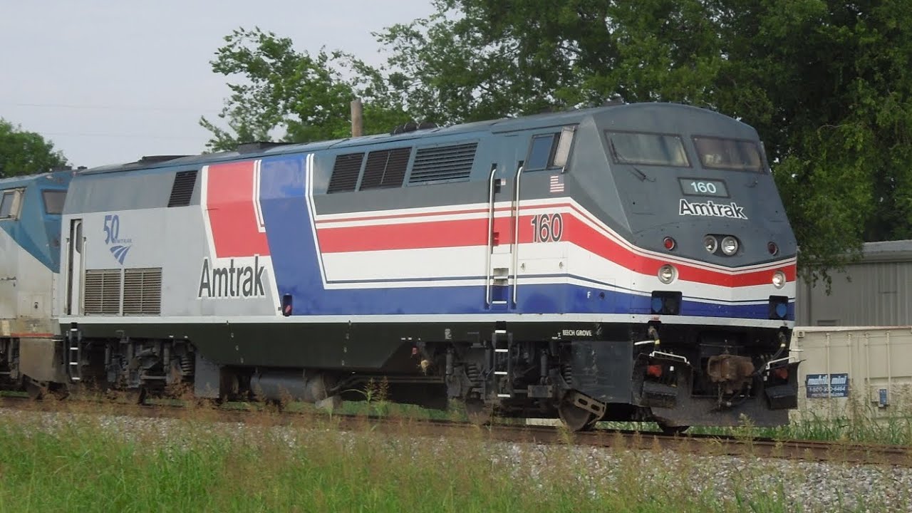 AMTK 160 Leads 21 South Toward Little River, TX - YouTube