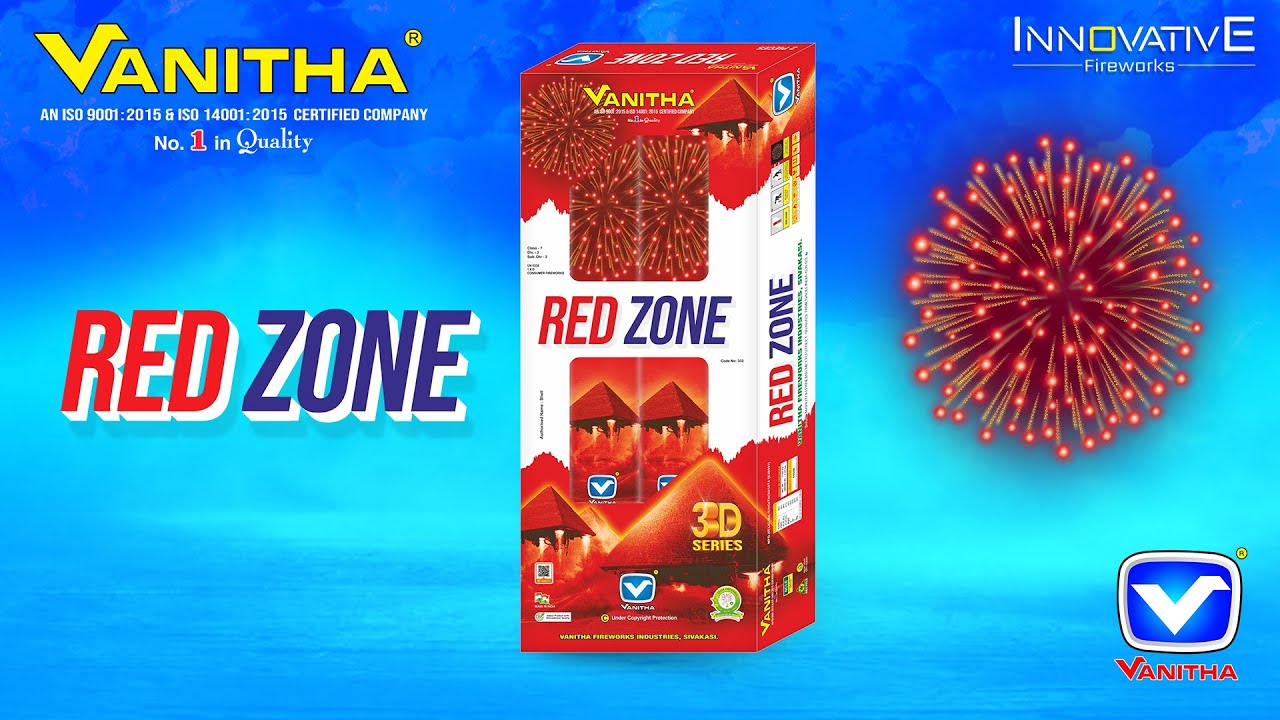 RED ZONE - VANITHA FIREWORKS - PRODUCT VIDEO - 2022 - YouTube