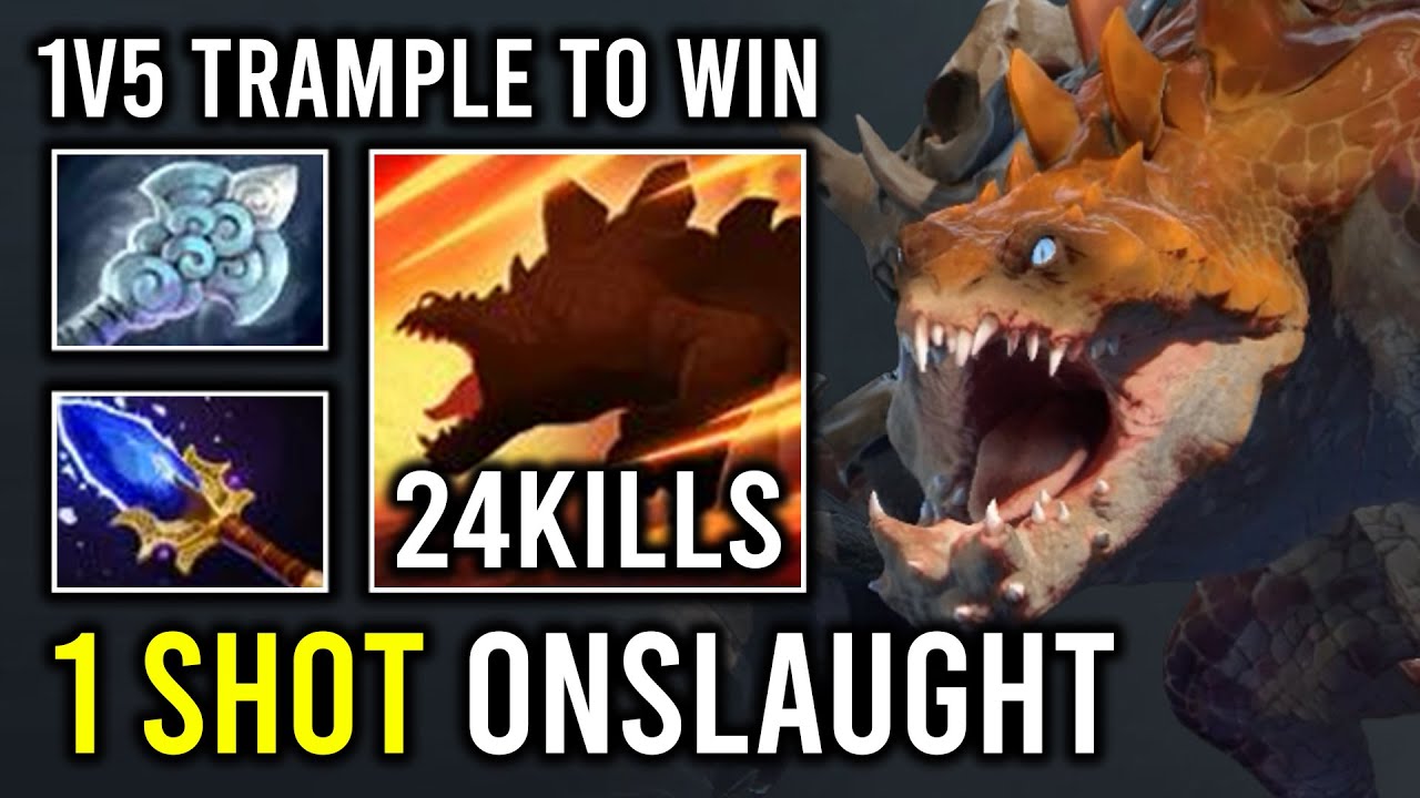 How to Mid & Gank Side Lane 1 Shot Onslaught 1v5 Raid Boss Trample Wind ...