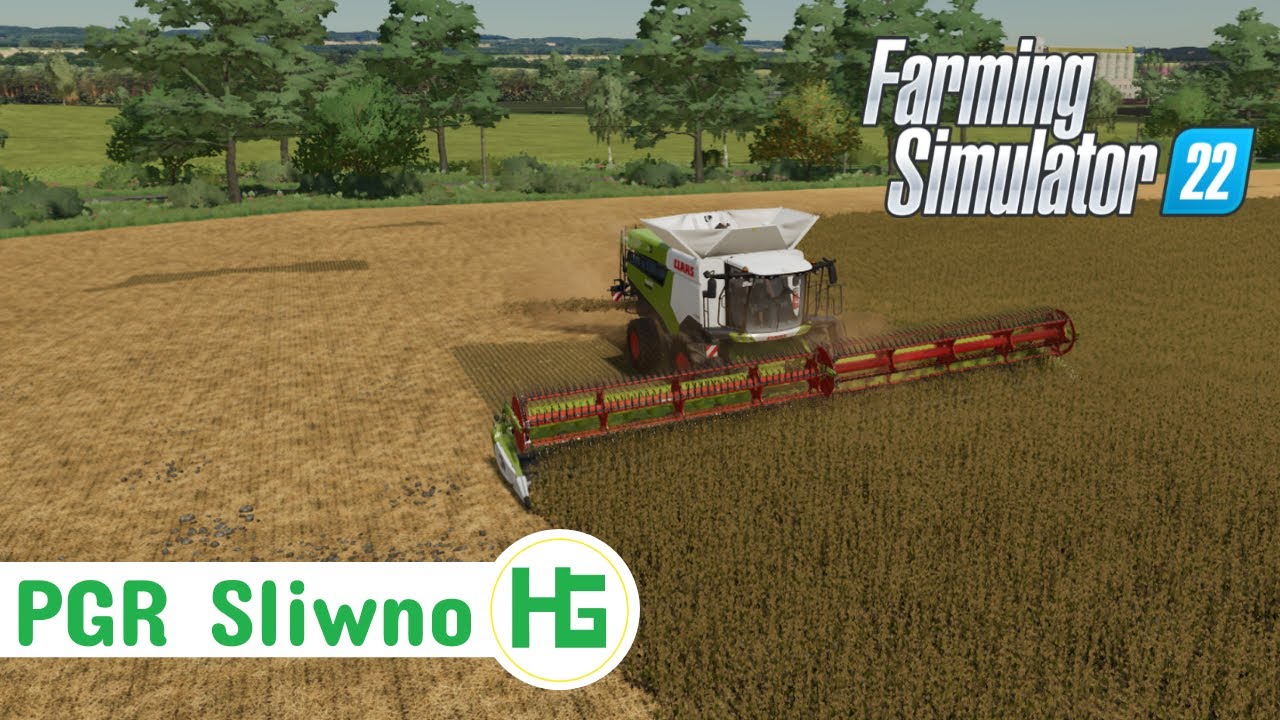 Soybean Harvest FS22 Timelapse PGR Sliwno #63 - YouTube