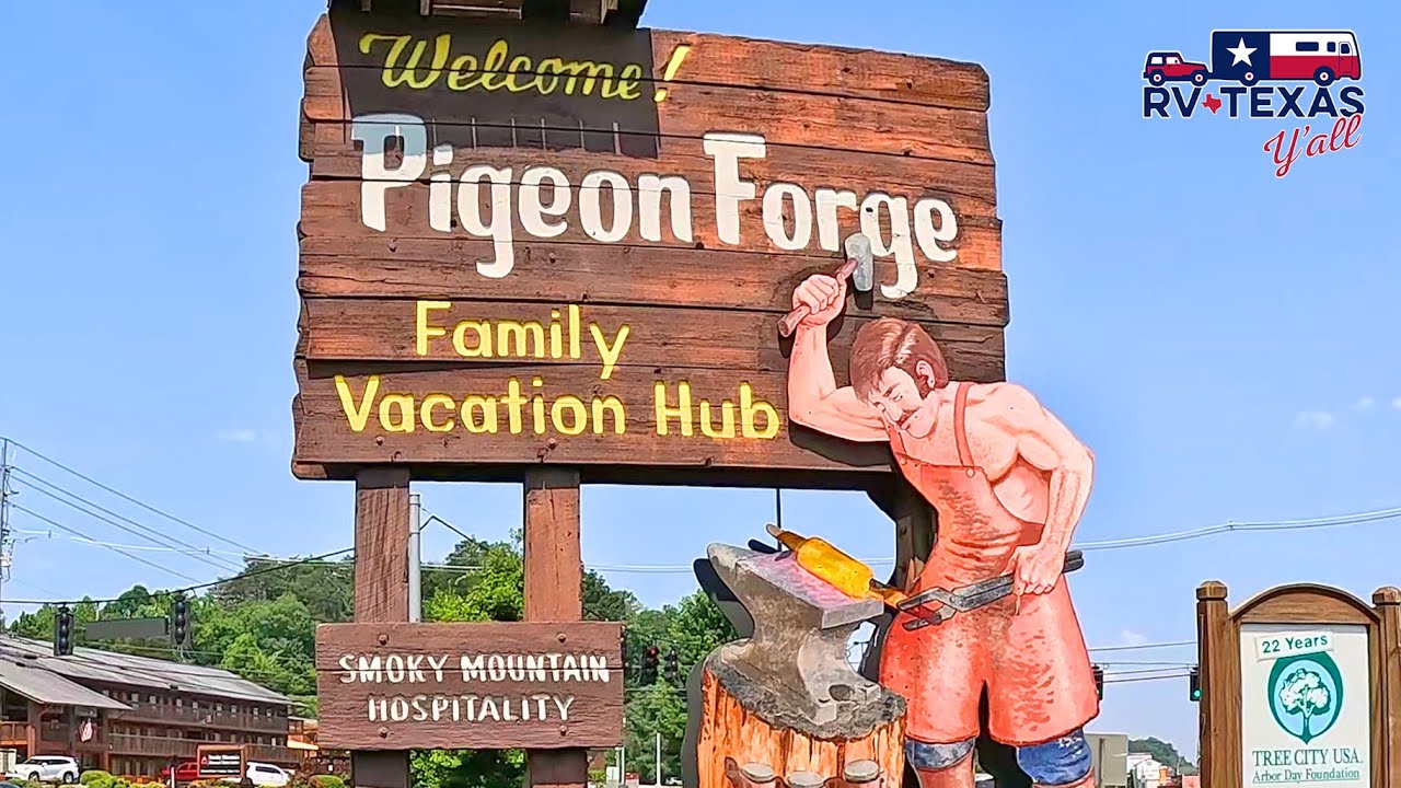 Interactive Map Of Pigeon Forge Tennessee Pigeon Forge Travel Guide: