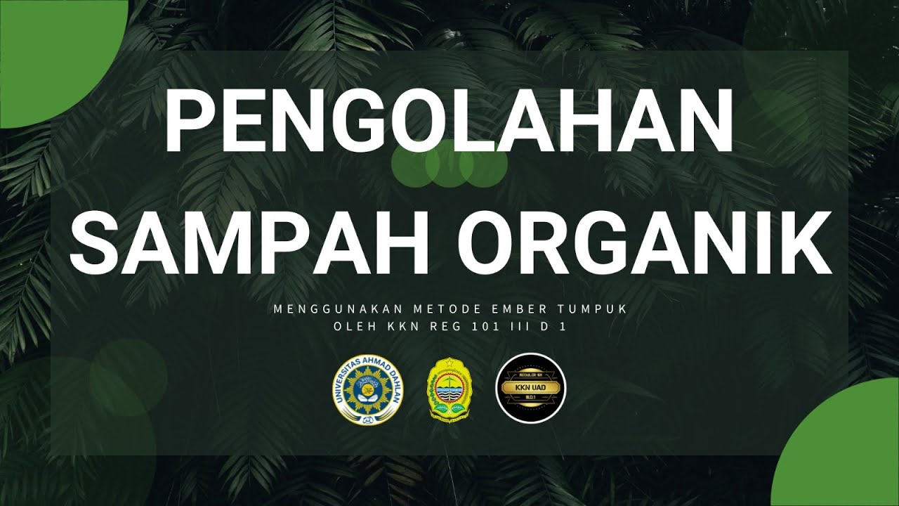 Pengolahan Sampah Organik dengan Metode Ember Tumpuk - YouTube