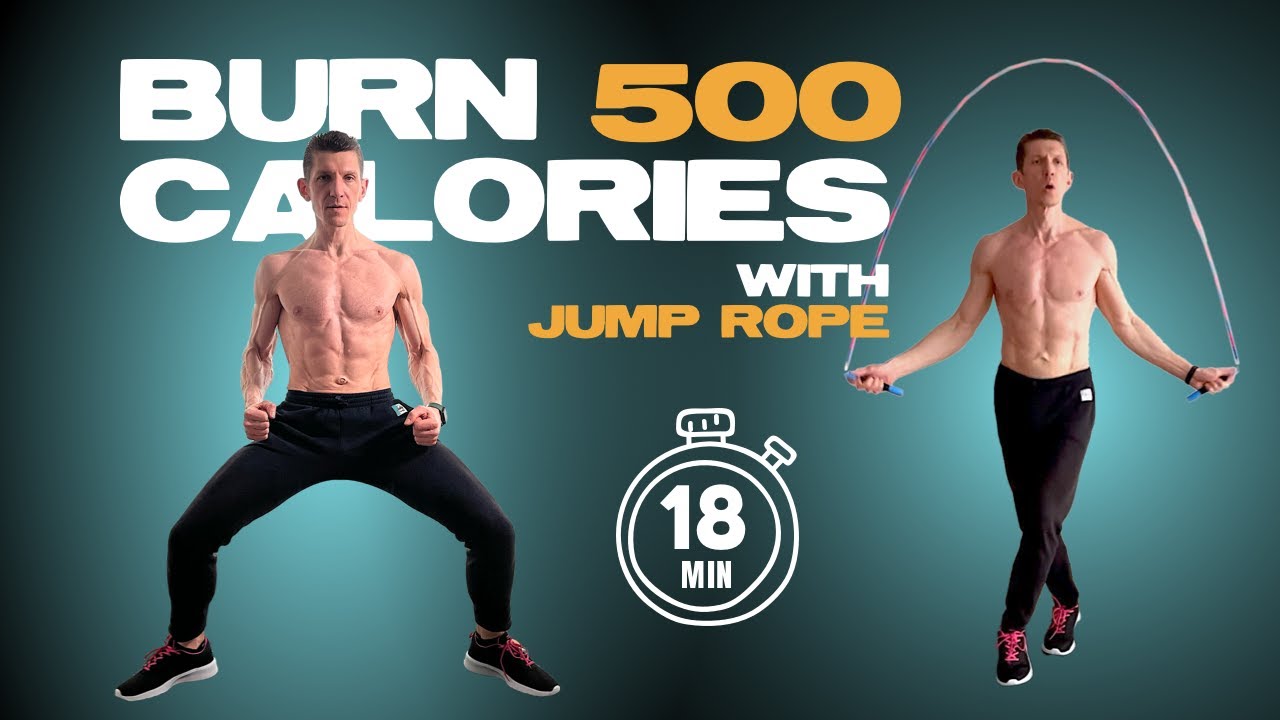 Only 18 Minutes To Burn 500 Calories!? (Jump Rope Workout) - YouTube