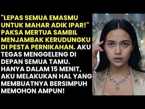 LEPAS EMASMU UNTUK IPAR!  PAKSA MERTUA DI PESTA, 15 MENIT DIA BERSIMPUH MEMOHON AMPUN PADAKU!