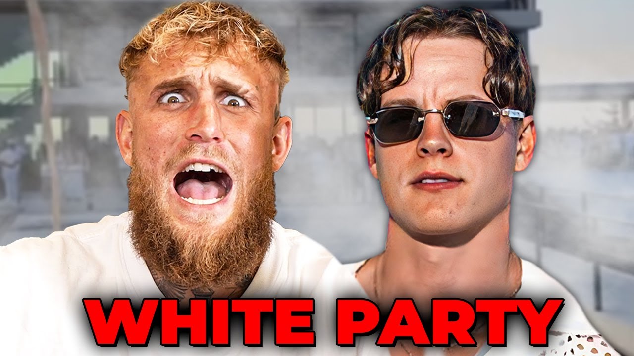 Jake Paul Got WASTED At Michael Rubin's White Party (w/Joe Burrow ...