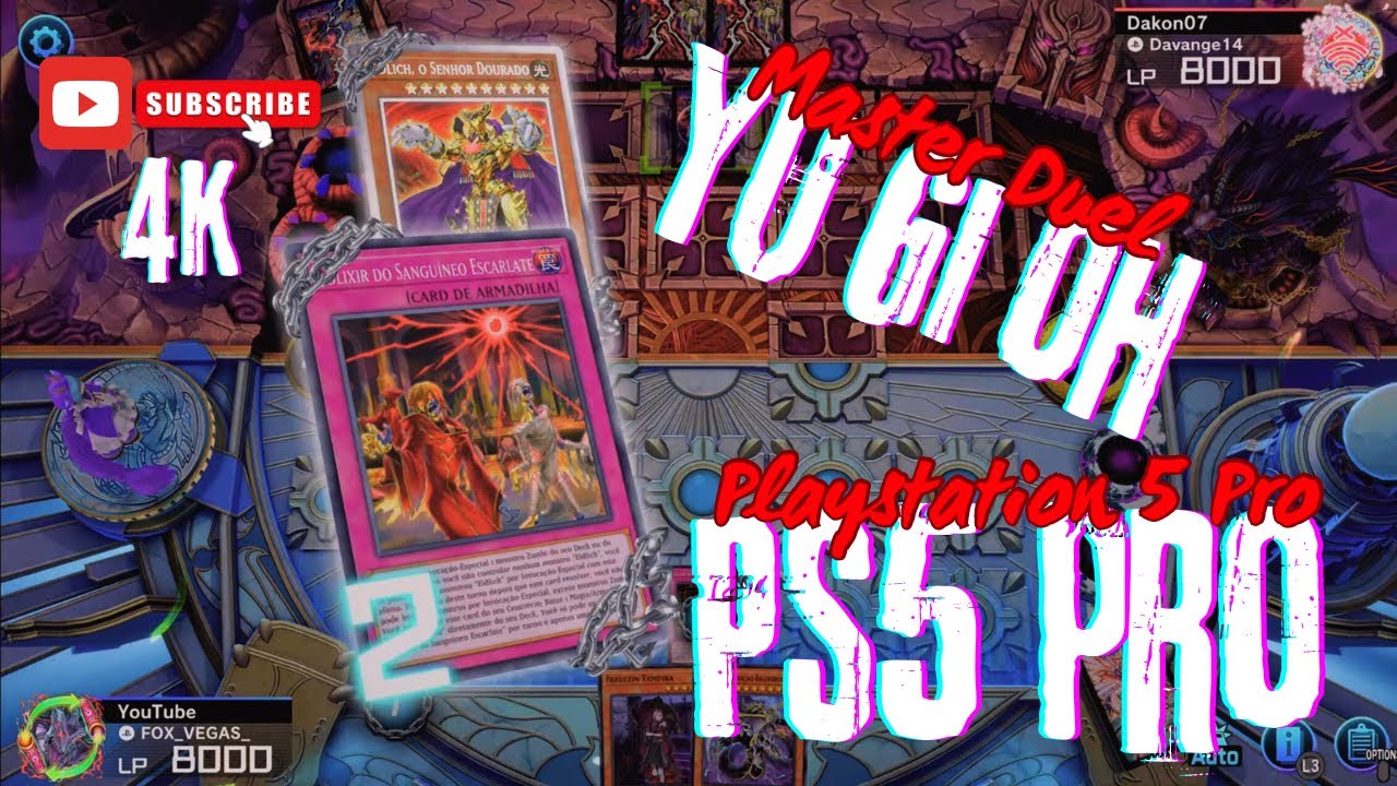 🚨PS5 PRO 4K🚨 YU GI OH MASTER DUEL - FOX_VEGAS_ - PLAYSTATION 5 PRO 4K ...