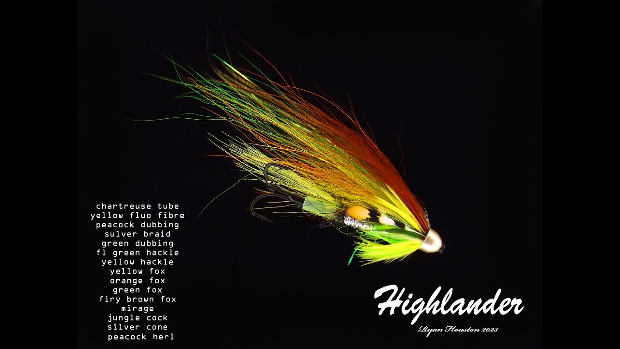 TYING A GREEN HIGHLANDER TUBE FLY WITH RYAN HOUSTON - YouTube