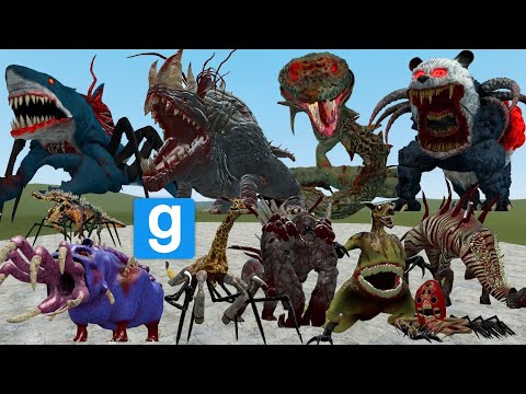 NEW ZOOCHOSIS SHARK, SNAKE, PANDA, And RHINO ANIMALS in GARRY'S MOD ...