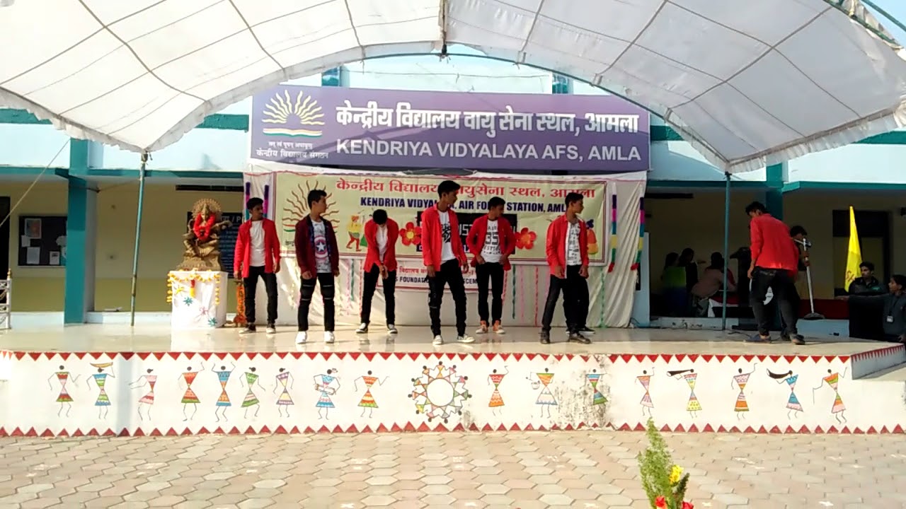 KV Amla Foundation Day Dance on Bezuban Top Lesi pode Ishq Tadapwe ...