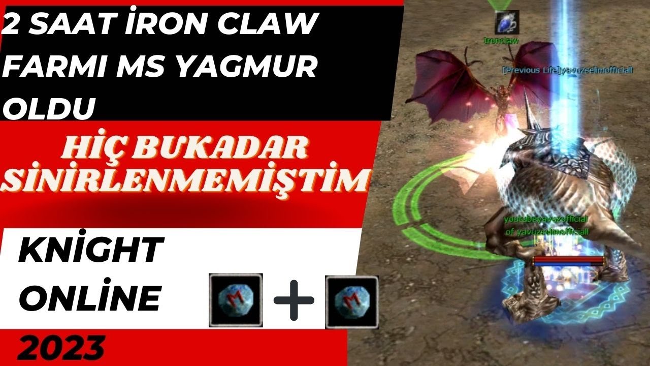 GENİELİ 2 SAAT İRON CLAW FARMI KNİGHT ONLİNE PANDORA PREMİUM 2023 # ...