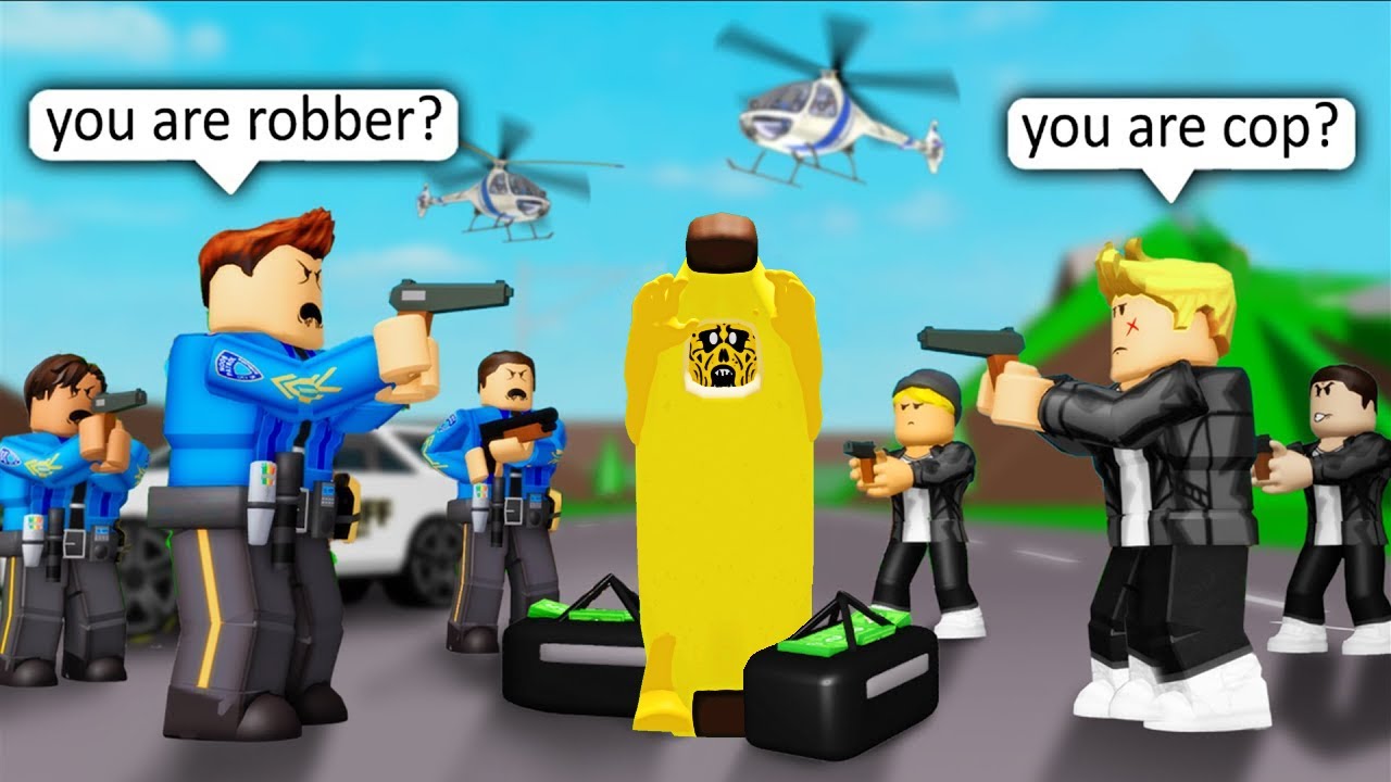 POLICE👮‍♂️vs ROBBERS💵 ROBLOX Brookhaven 🏡RP - FUNNY MOMENTS (best ...