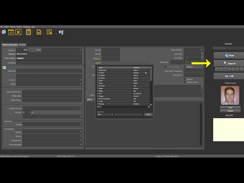 How to search for patients or images via CADI Data