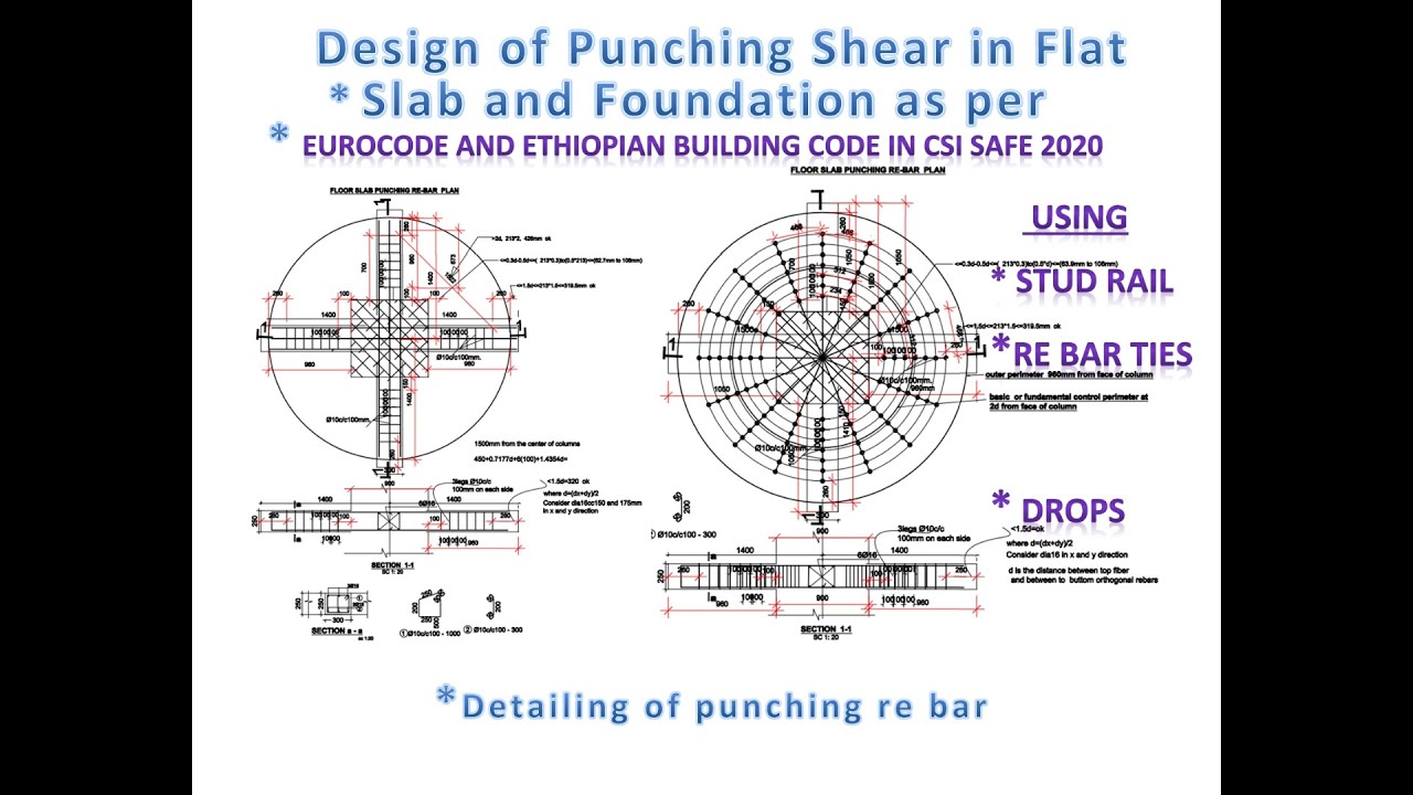 Design of 3B+G+16 Building as per Euro code and Ethiopian code part 27 (Punching Design in CSI ...