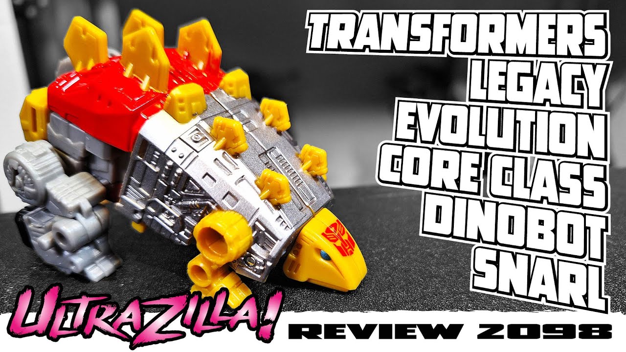 TRANSFORMERS LEGACY EVOLUTION CORE CLASS DINOBOT SNARL | Review 2098 ...