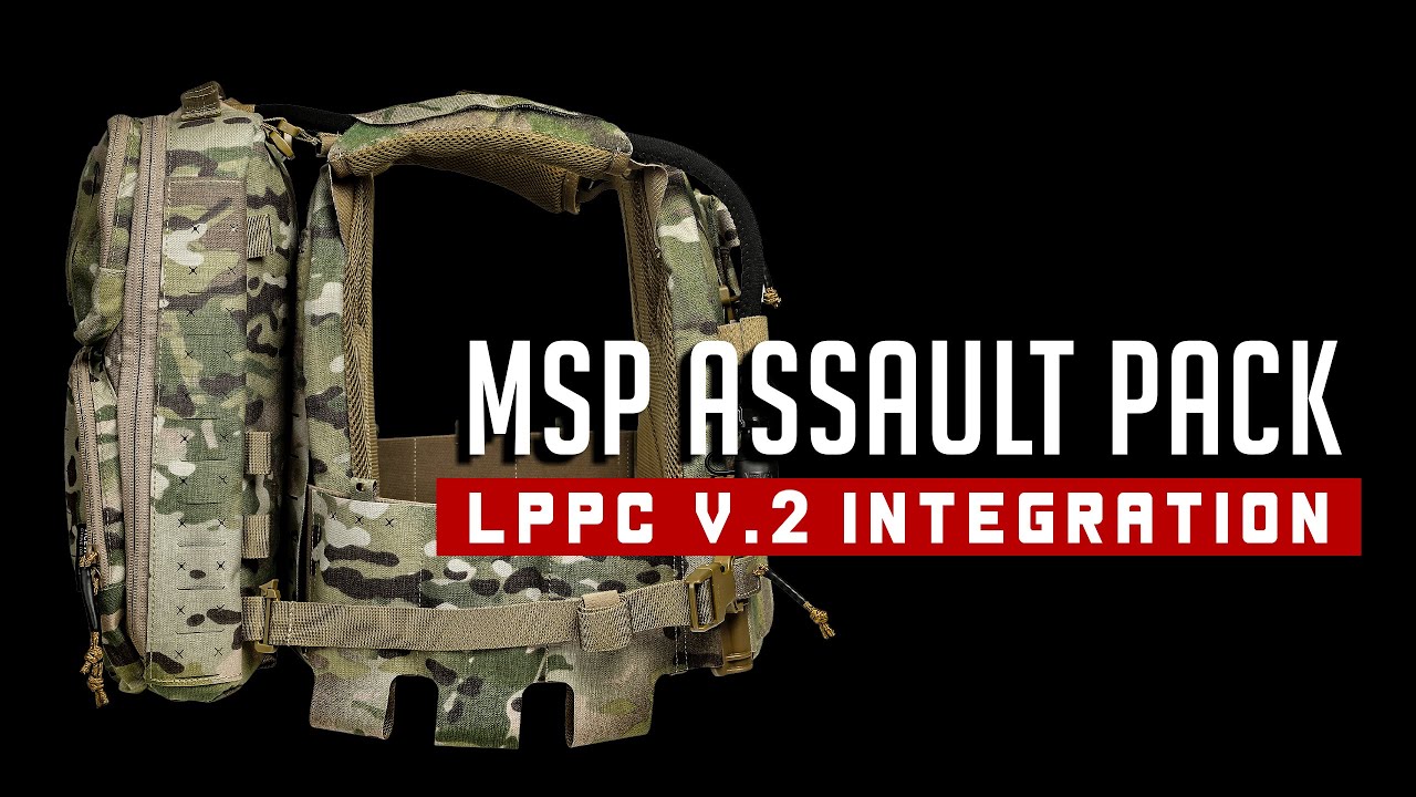 Acetac Gear Assault Pack MSP LPPC V2 Integration - YouTube