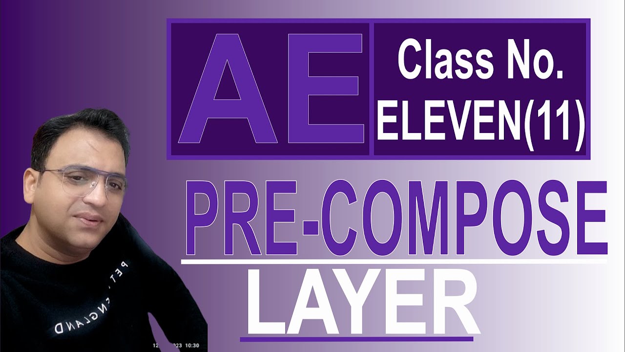 Pre-Compose in Adobe After Effects #afftereffects #onlineclasses # ...