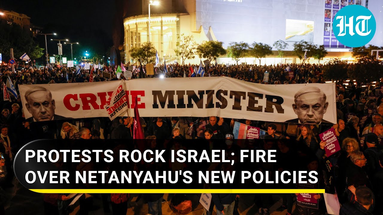'Crime Minister': Israelis cry foul over Netanyahu's 'reform' policies ...