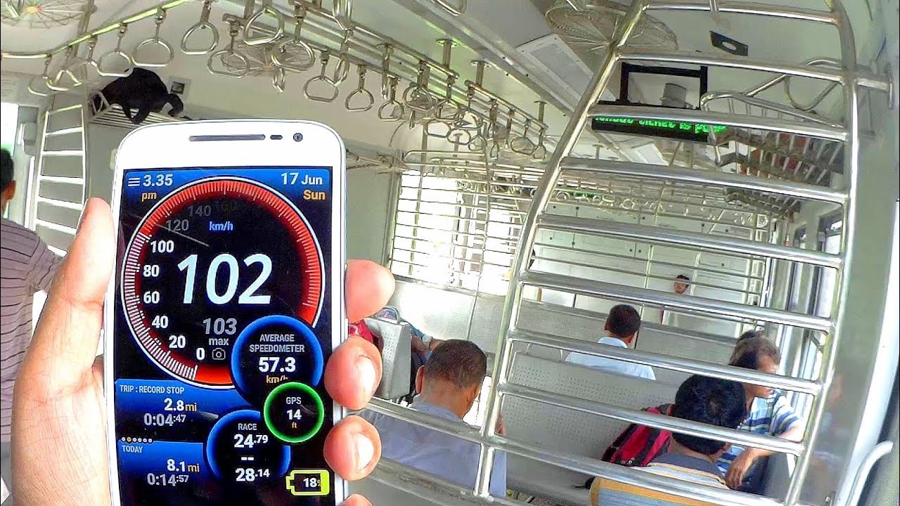 100 kmph MEDHA EMU ride 3-Phase EMU of SER - YouTube