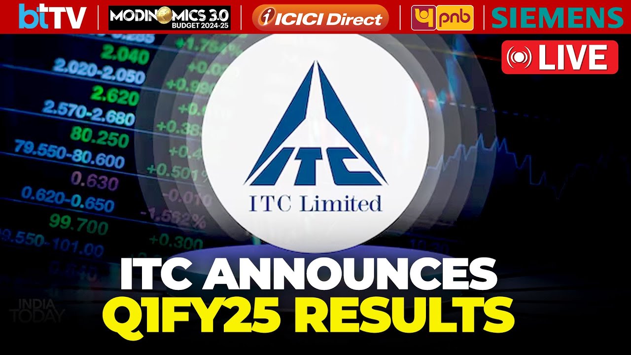 LIVE: ITC Declares Q1FY25 Results, Announces Investments Of ₹20,000 ...