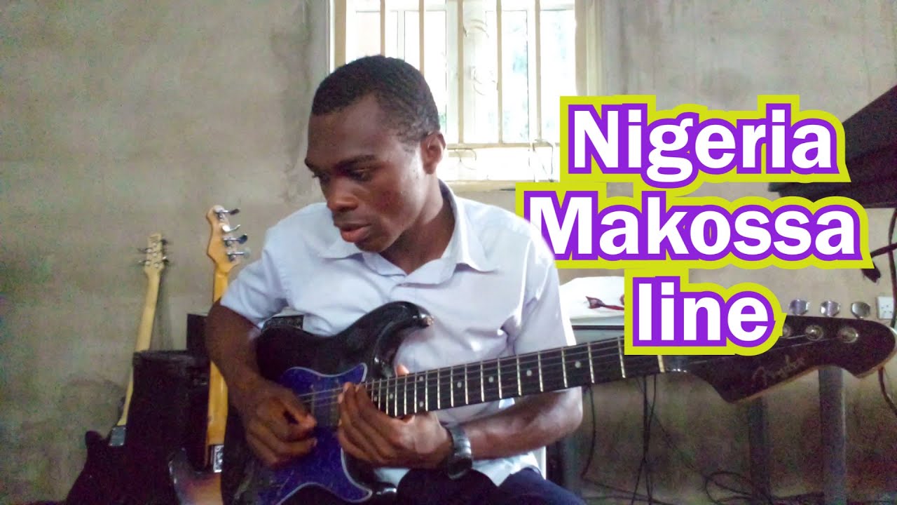African Music; Makossa Lead guitar line (Lead guitar tutorial) - YouTube
