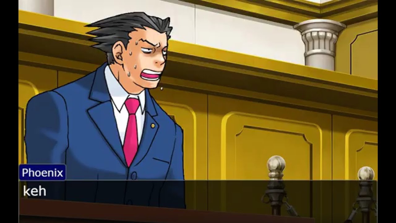 Los fiscales de la trilogia de Phoenix Wright got me like: - YouTube