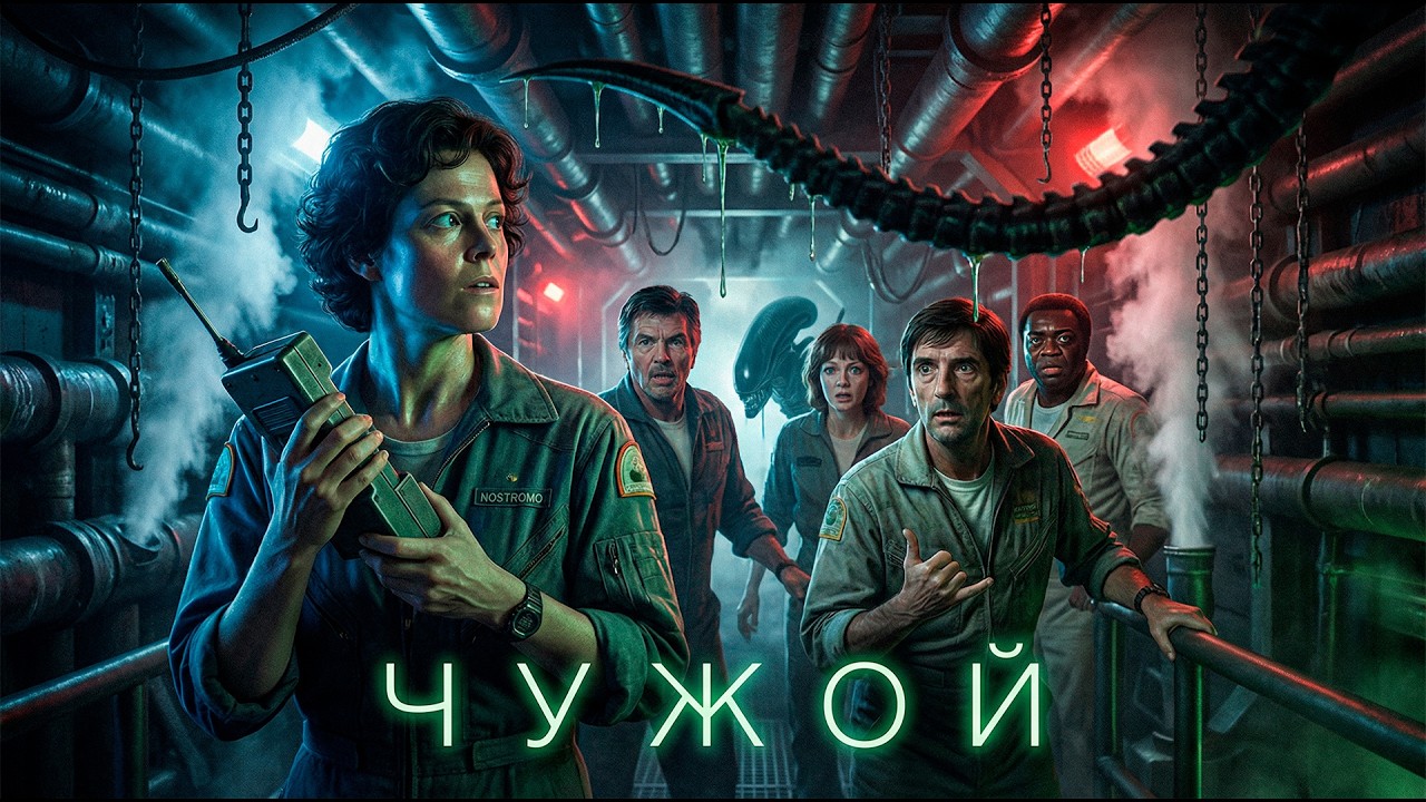 Чужой ТРЕШ ОБЗОР на фильм Youtube