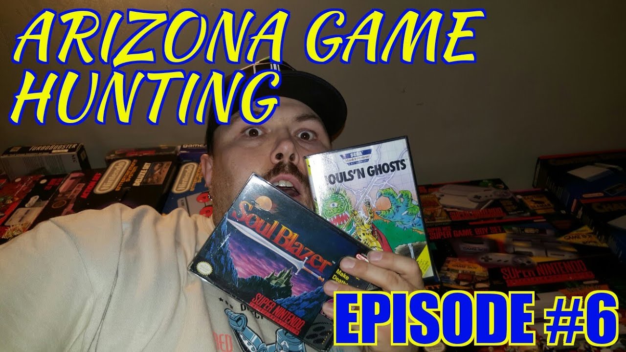 ARIZONA GAME HUNTING #6 - (New Retro Store and More) - YouTube