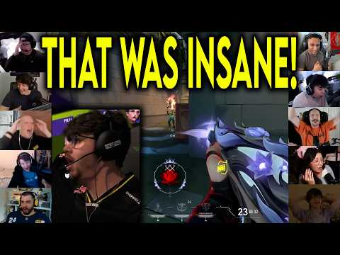 Valorant Streamers React To NAVI chloric UNREAL 1v4 CLUTCH Against TH In VCT