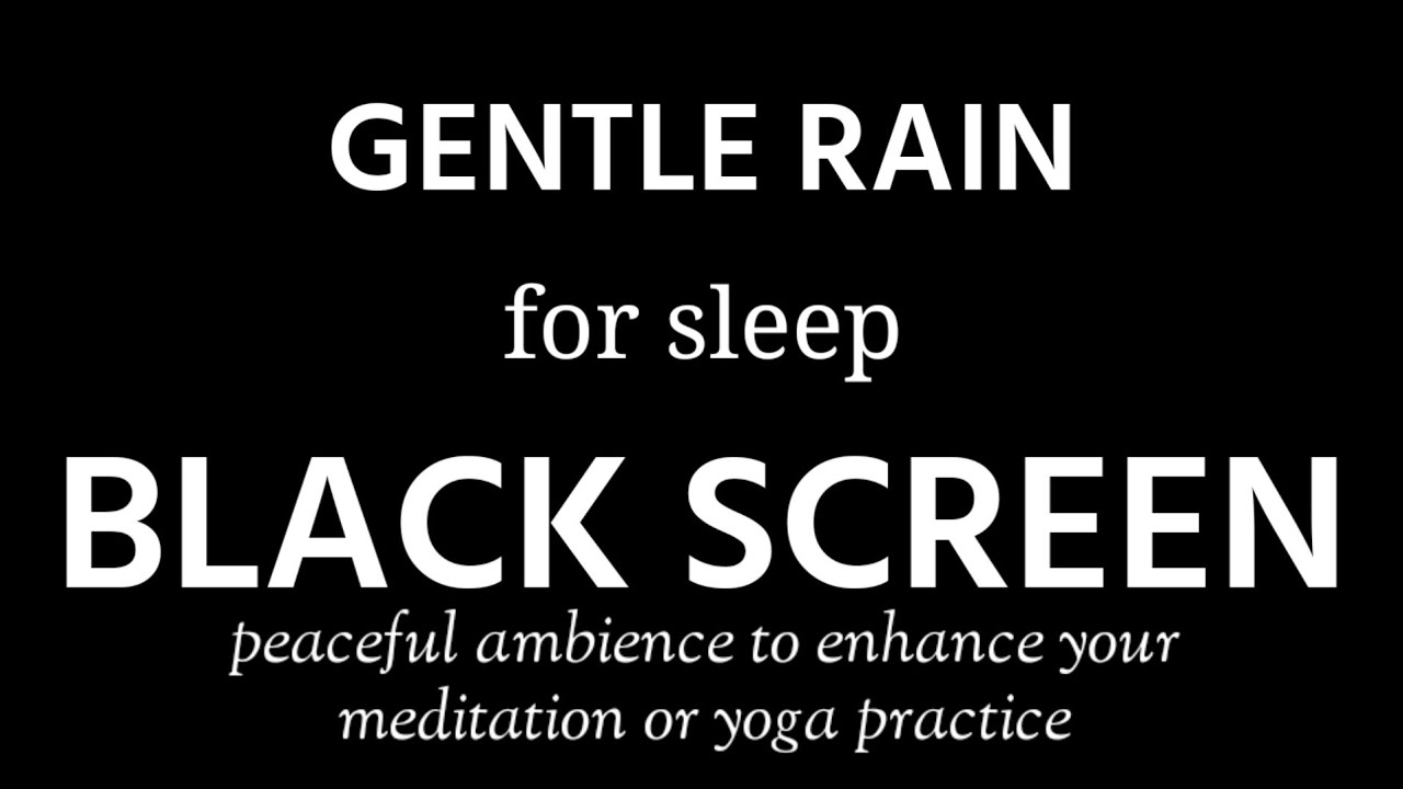 10 hours of gentle rain Sounds to Sleep and Meditation | 10 hours ...