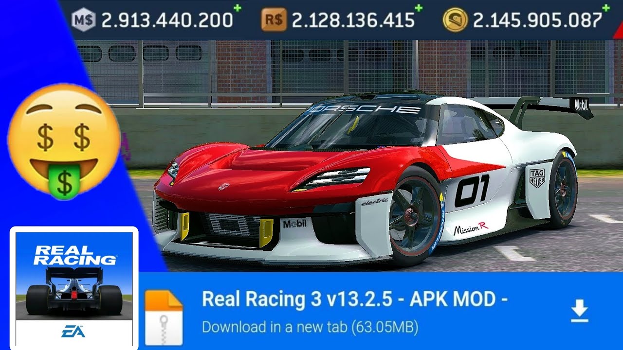 REAL RACING 3 DINHEIRO INFINITO COM TUDO DESBLOQUEADO APK MOD VERSÃO 13 ...