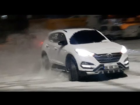 Hyundai Tucson Karda Yanlama drift