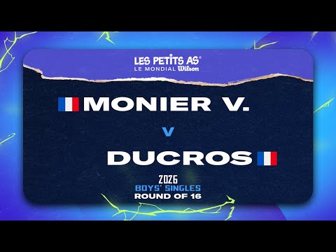 Les Petits As 2026 | Boys Singles Round of 16 | Timo MONIER VINARD vs. Tristan DUCROS