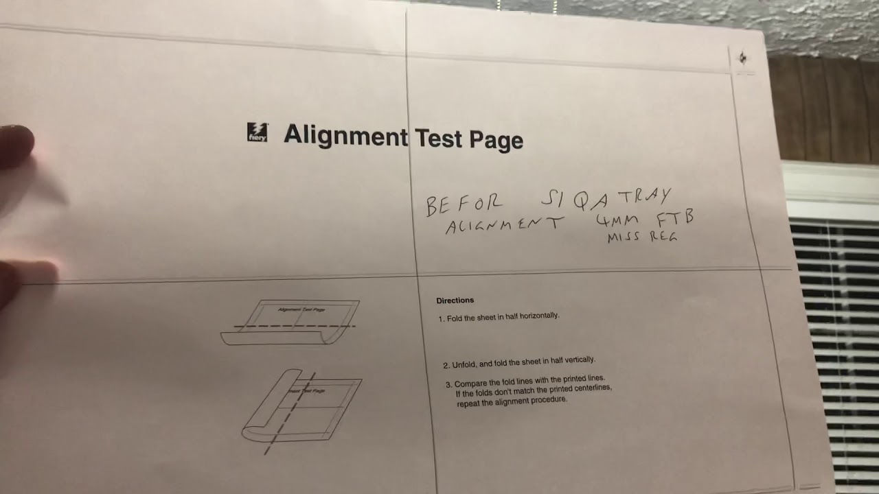 SIQA paper alignment registration xerox C70 using the document feeder ...