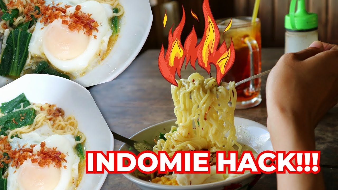 INDOMIE HACK!! SARAPAN SERU INDOMIE REBUS BALIKPAPAN - YouTube