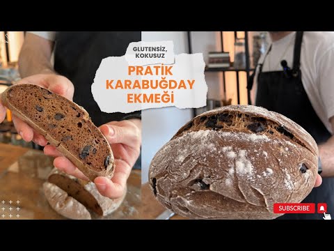 Kokusuz, Dışı Çıtır, İçi İyi Pişmiş Karabuğday (Greçka) Ekmeği Tarifi