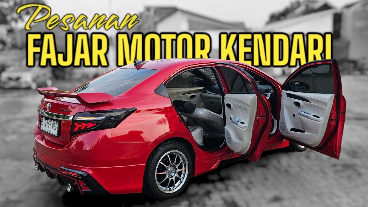 VIOS LIMO RED MICA PESANAN FAJAR MOTOR KENDARI 😎🤙🔥🔥🔥 - YouTube