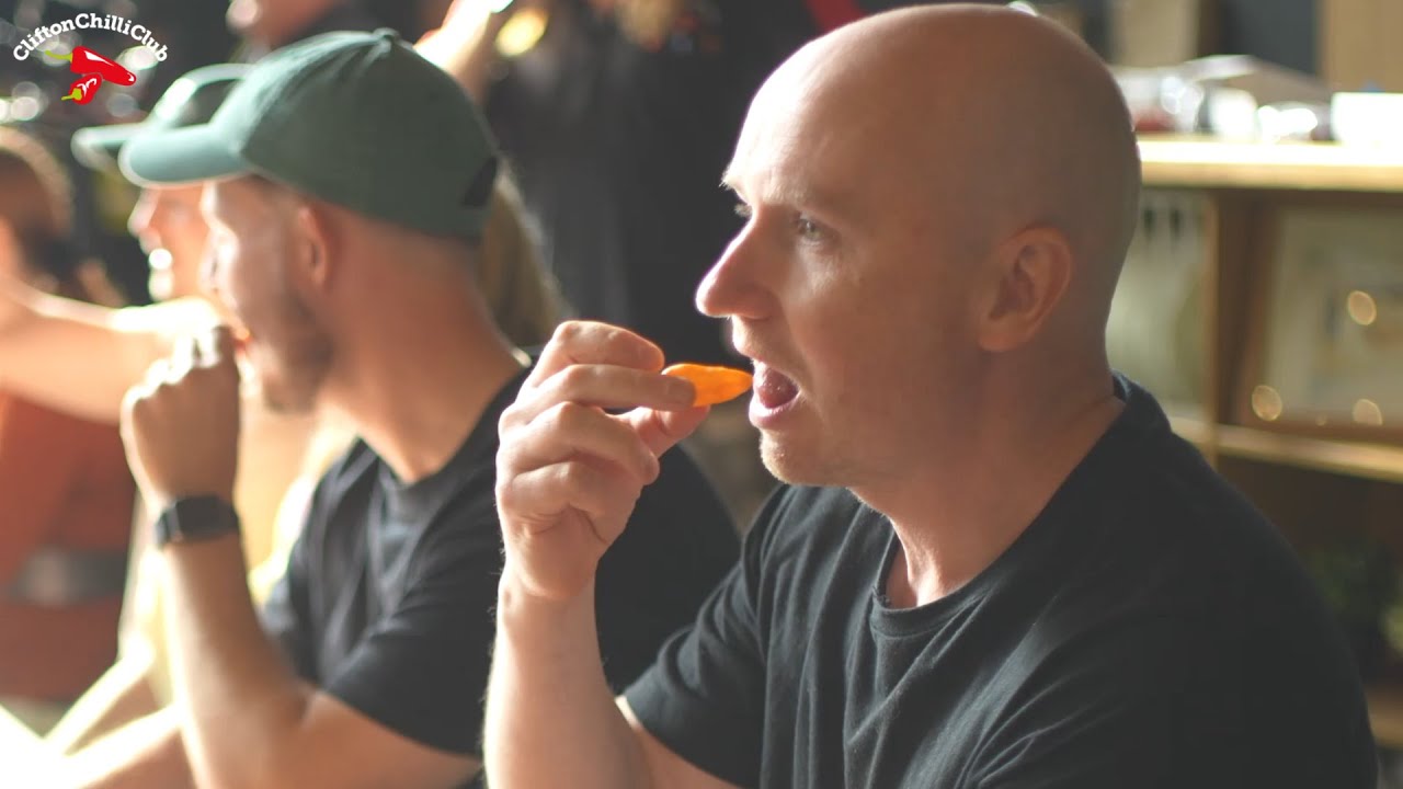 Chilli Eating Contest - Powderham Food Festival 2024 - Saturday - YouTube