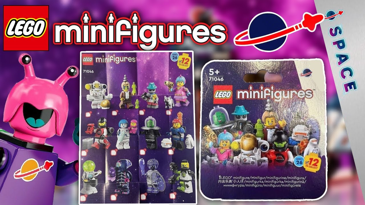 LEAKED Lego Space Minifigure Series 2024!!! - YouTube