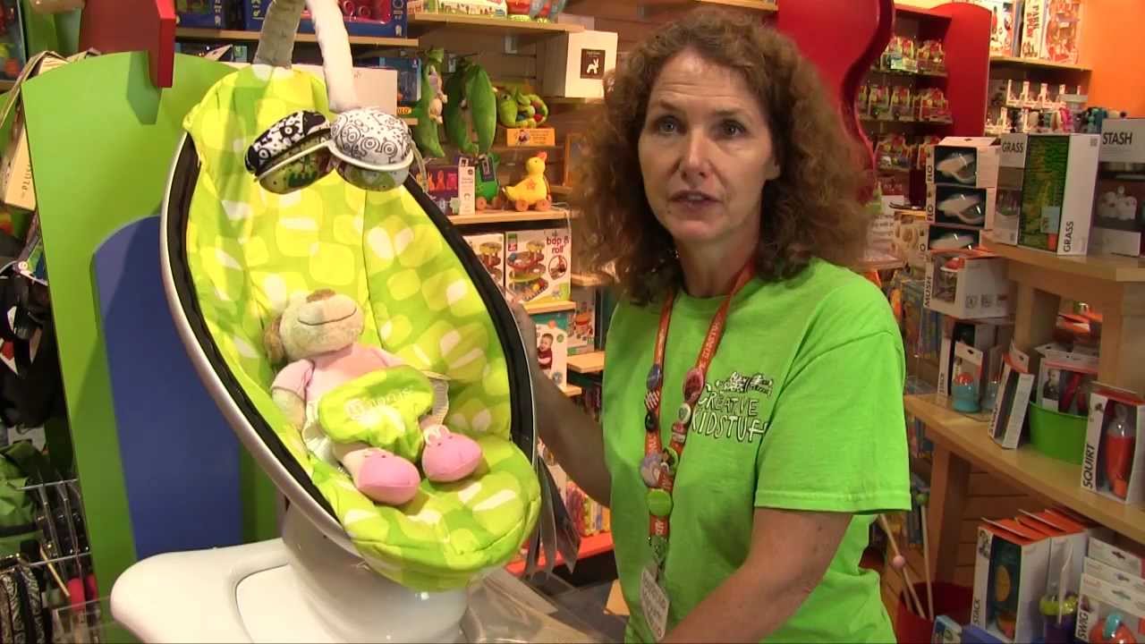MamaRoo Infant Seat with Motion from Creative Kidstuff - YouTube