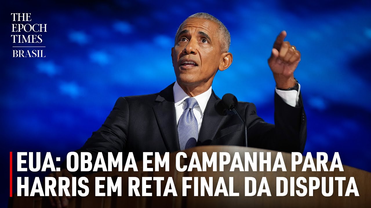 EUA: Obama em campanha para Harris em reta final da disputa - YouTube
